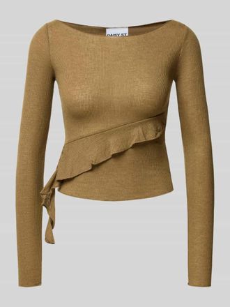 Daisy Street Cropped Longsleeve mit Volant