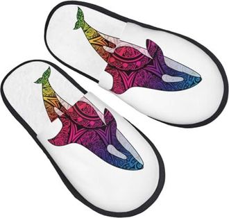 Generic Pantoufles DHiver Orque Chaud Fourrure Pantoufles Peluche Chaussons Invit&eacute;s Pour Spa Invit&eacute; Automne M