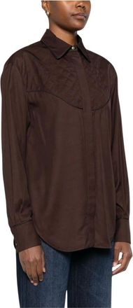 Golden Goose Damen, Blusen & Hemden, Braun, SGröße