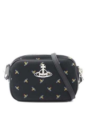 Vivienne Westwood sac à bandoulière Anna à imprimé Orb (années 2020) - Noir