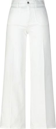 Frame Denim Femme, Pantalons, Blanc, Taille: W26 Wide Pantalons