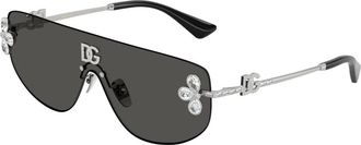 Dolce & Gabbana Femme, Accessoires, Gris, Taille: 38 MM Dg2333B Lunettes de soleil