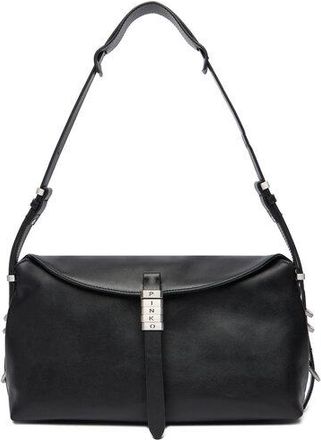 Pinko Handtasche Saddle Baguette Classic AI 25-26 PL 105049 A1ZX Schwarz