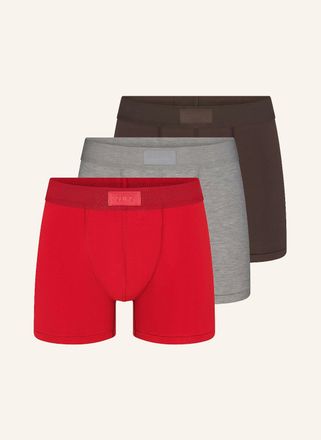 SKIMS Skims 3er-Pack Boxershorts Skims Cotton braun