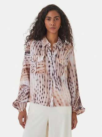 Guess Hemd W6GH22 W1789 Beige Regular Fit