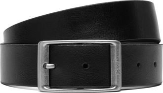 Calvin Klein G&uuml;rtel Calvin Klein Casual Round Buckle Tumbled 35Mm LV04D7123G Schwarz