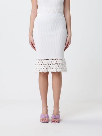 Ganni Jupe GANNI Femme couleur Blanc
