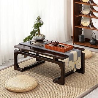Generic Table de salle à manger basse - Pas de montage nécessaire, conception robuste pour salle à manger, thé et bureau