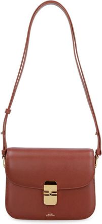 A.P.C. A.p.c., Femme, Sacs, Brun, Taille: ONE Size Grace sac bandoulière en cuir