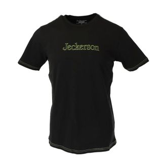 Jeckerson Homme, Tops, Noir, Taille: L Logo Tee Short Sleeves