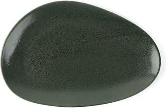 Holst Porzellan RT 434 Porzellan Servierplatte 27 cm oval Musgo Grün 27 x 18 x 2 cm 1 Stück