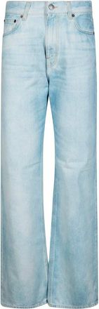 Haikure Femme, Jeans, Bleu, Taille: W27 Jeans Korea Dritto Effetto Lavato