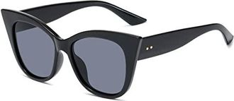 Generic Lunettes de soleil tendance oeil de chat à grande monture pour hommes et femmes pour les sports de plein air (couleur : E, taille : 1) 2026, a, Taille