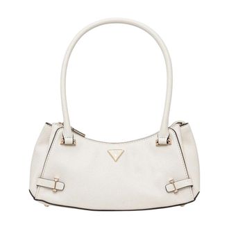 Guess Rosalba Schultertasche mit Rei&szlig;verschluss oben - - Bags - Damen - Beige - ONE SIZE