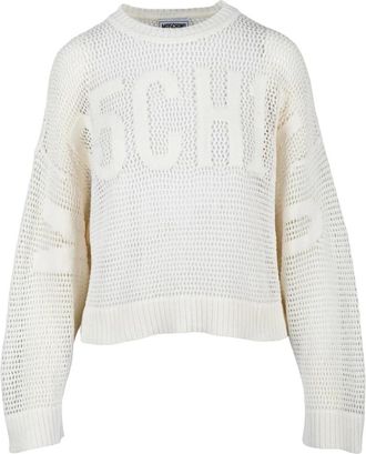 Moschino Femme, Pulls, Beige, Taille: 40 FR Maglia in Tricoat