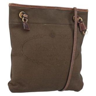 Prada Pre-owned Vintage Umh&auml;ngetasche - - Pre-owned - Damen - Braun - ONE SIZE