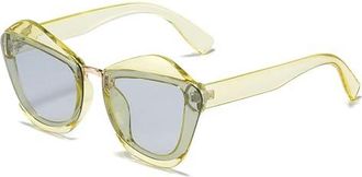 Generic Lunettes de soleil tendance rétro oeil de chat pour femmes et hommes tendance lunettes de soleil de luxe lunettes de soleil voyage conduite nuances UV