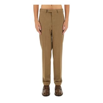 Pantaloni Torino Techno Waschbare Wollhose - - Trousers - Herren - Beige - L