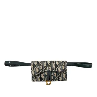 Dior Pre-owned Canvas Belt Bag - - Pre-owned - Damen - Blau - ONE SIZE