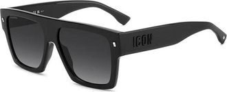 Dsquared2 unisex, Accessoires, Noir, Taille: 58 MM Icon 0030/S