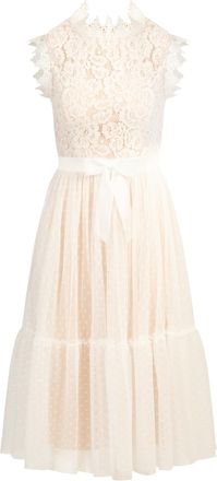 Apart Fashion APART Kurzes Kleid mit Reißverschluss für Festliche Looks und Bequemlichkeit, weiß, 36