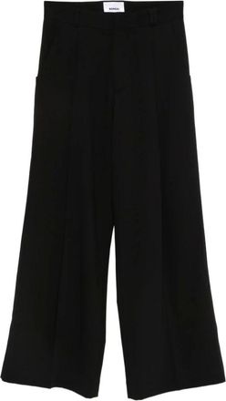 BONSAI Homme, Pantalons, Noir, Taille: S Wide Pantalons