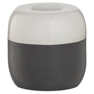 Sealskin Kerzenleuchter Sphere Kerzenleuchter, Porzellan, Dunkelgrau, 6.8 x 6.8 x 6.8 cm