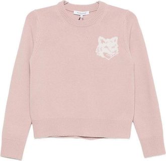 Maison Kitsun&eacute; Pull Col Rond - Rose