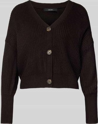 Vero Moda Regular Fit Strickjacke mit Schmuckknöpfen Modell LEA