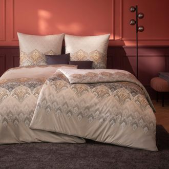 ESTELLA Mako Interlock Jersey Bettw&auml;sche - Designer Bez&uuml;ge - 100% Baumwolle - trocknerfest und b&uuml;gelfrei - 135x200 cm + 80x80 cm | Sophia Kiesel