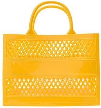 Generic Sac de plage en caoutchouc de silicone et PVC de grande capacité - Lumineux, jaune, Taille unique