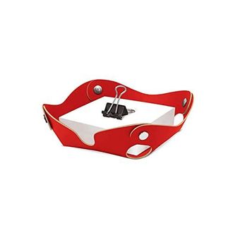 Vacavaliente Schreibtischorganiser, Recycled Leder