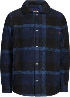 Timberland Woll-Overshirt in Blau
