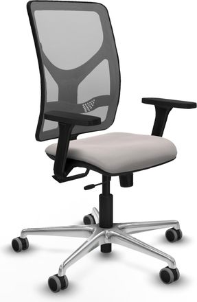 Piqueras y Crespo B&uuml;rostuhl 8H mit 3D-Armlehnen, h&ouml;henverstellbare Lendenwirbelst&uuml;tze, ausgestattet mit Syncro/Traslack und Schneideschaum, mit Rollen 65 mm, Parkett, G