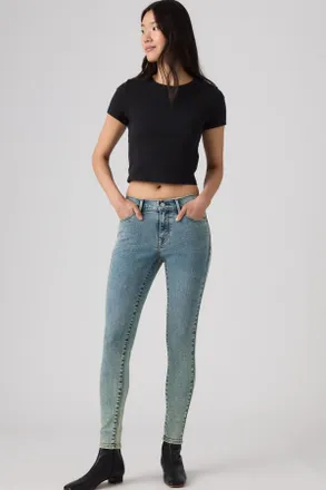 Levi's Jean 710 Super Skinny - Femme - D&eacute;lavage Moyen / Garden Grace - 24X28