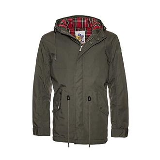 Harrington PARKA FISHTAIL - STYLE MILITAIRE &agrave; CAPUCHE - HOMME - parka - KAKI - L