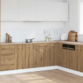 vidaXL Vidaxl - Armoire de plancher &agrave; tiroir ch&ecirc;ne artisanal 40x46x81,5 cm