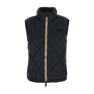 Burberry Cheswick Vest - - Jackets - Damen - Schwarzk - XS