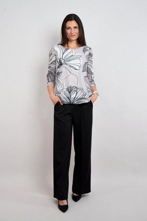 Seidel Moden Druckbluse 3/4-Sommerbluse mit grafischem Muster - MADE IN GERMANY
