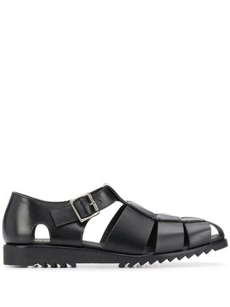 Paraboot sandales Pacific &agrave; d&eacute;tail de boucle - Noir