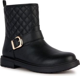 Geox J Eclair Girl Ankle Boot, Black, 26 EU