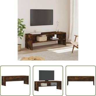 vidaXL vidaXL Holz TV-St&auml;nder - TV-Schrank R&auml;uchereiche 120x40x40 cm Holzwerkstoff
