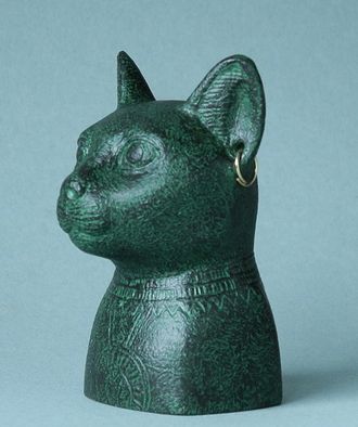 Parastone Art Egypt B&uuml;ste Bastet die Katzeng&ouml;ttin Museumsedition EG13 Figur