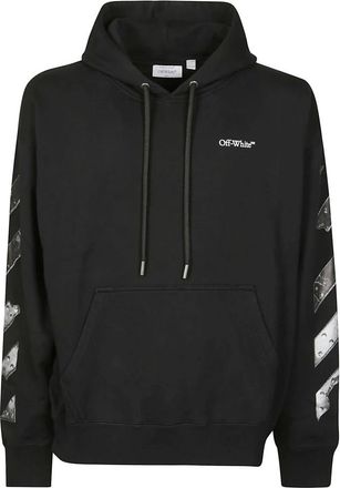 Off-white Homme, Sweatshirts et sweats &agrave; capuche, Noir, Taille: L SweaT-shirt Skate Metal Arrow