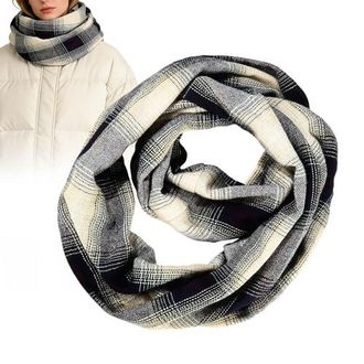 Generic &Eacute;charpe de voyage avec poche - Fournitures dext&eacute;rieur l&eacute;g&egrave;res, douces et chaudes avec poche &agrave; fermeture &eacute;clair, &eacute;charpe infinie pour femme | Pour les 