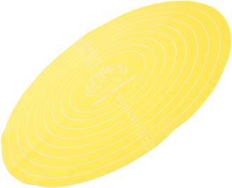 Garneck Silikon Backmatte Rund 30cm Hitzebest&auml;ndig mit Messskala Teigausrollmatte und Sauerteig G&auml;rmatte rutschfeste K&uuml;chenunterlage f&uuml;r Backen und Teigbearbe