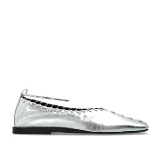 Jil Sander Lederschuhe - - Shoes - Damen - Grau - 38 1/2 EU