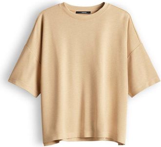 someday Kurzarmshirt Konika aus Jersey mit flie&szlig;endem Fall Cropped Form mit modernem Soft-Touch