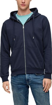 QS by s.Oliver Basic-Sweatjacke mit Kapuze