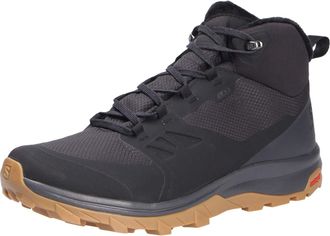 Salomon Outsnap Climasalomon Waterproof (wasserdicht) Herren Winterschuhe, Schwarz (Black/Ebony/Gum1a), 47 1/3 EU